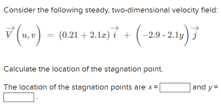 Solved Consider the following steady, two-dimensional | Chegg.com