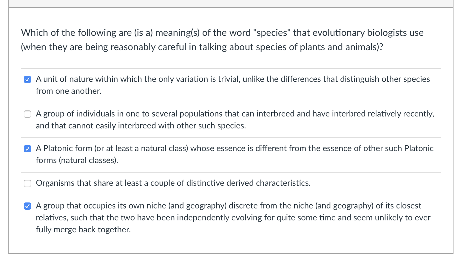 Solved Which of the following are (is a) meaning(s) of the | Chegg.com