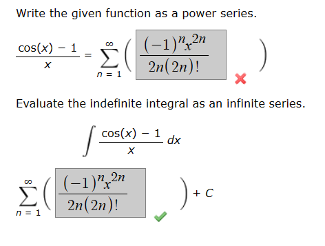 Solved Write the given function as a power series. | Chegg.com