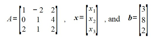 Solved 1. Given the matrix-vector equation Ax = b where a) | Chegg.com