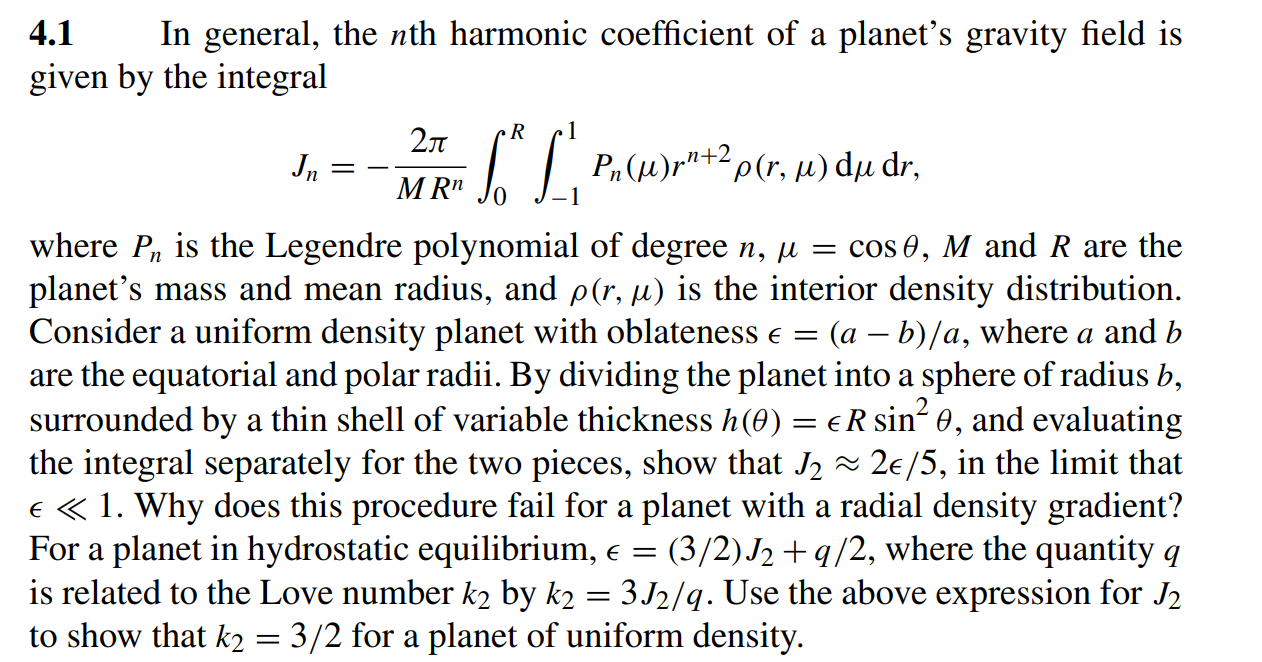 Solved 4.1 ﻿In general, the nth harmonic coefficient of a | Chegg.com