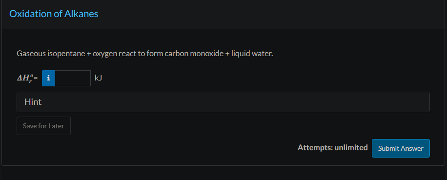 Solved Use tabulated heats of formation to determine the | Chegg.com