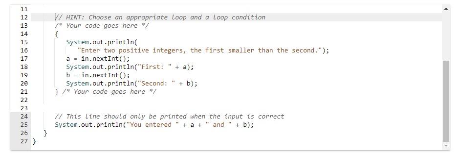 Solved Complete this program, prompting the user to to enter | Chegg.com