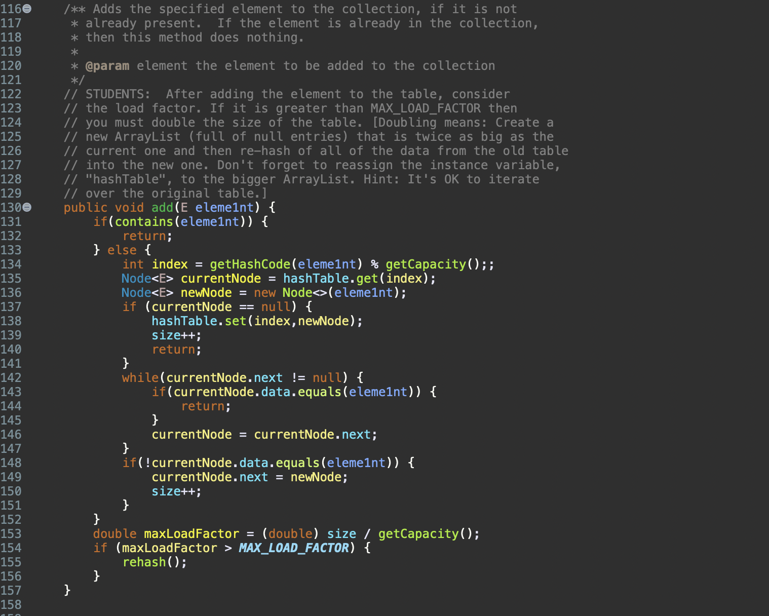 Solved Implementation Details Most of the specifications | Chegg.com