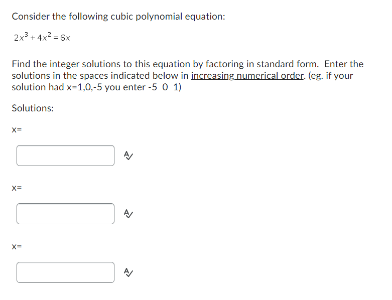 Solved Consider the following cubic polynomial | Chegg.com