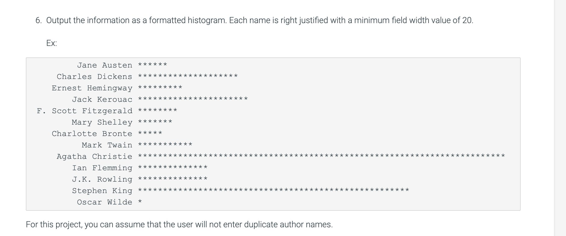 Solved 23.2 PROJECT 2 : Data Visualization using LOOPS I | Chegg.com