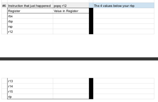 # saveRegisters.s # The rbx and r12 - r15 registers | Chegg.com