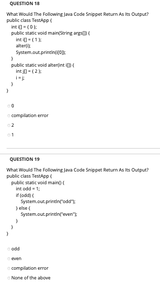 Solved QUESTION 4 What will be the output of this program? | Chegg.com