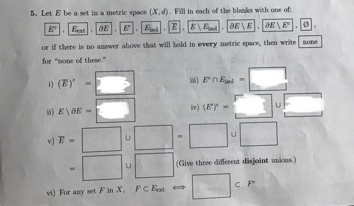 Solved 3. R2 with the discrete metric: Consider the metric | Chegg.com
