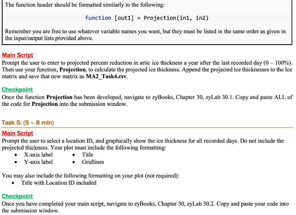 MATLAB Assignment Instructions: This assignment has | Chegg.com
