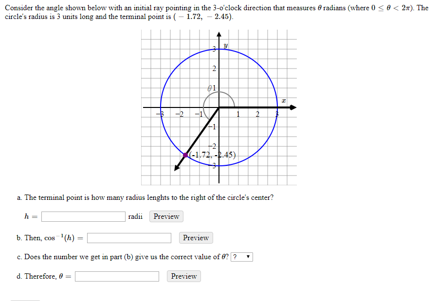 Solved Consider the angle shown below with an initial ray | Chegg.com