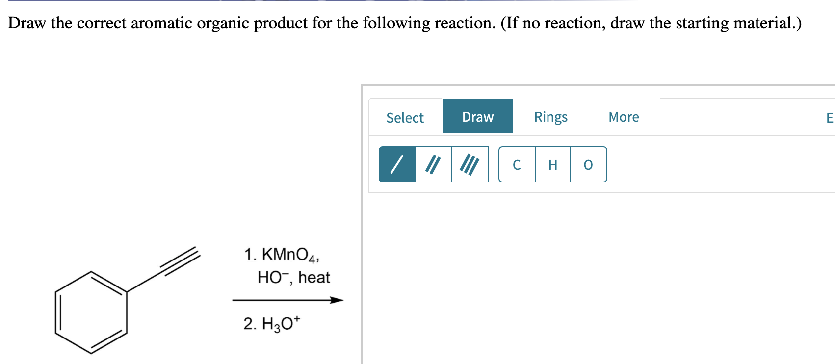 Draw The Structure Of The Aromatic Product From The Following Reaction