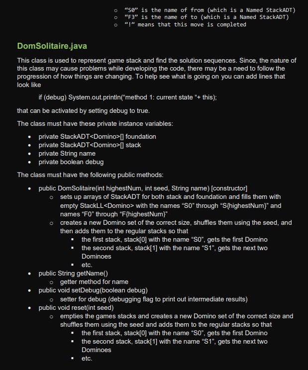 Solved Solve move.java In this assignment, you are | Chegg.com