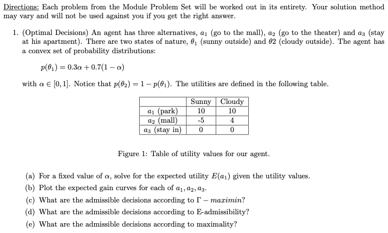 Directions: Each problem from the Module Problem Set | Chegg.com