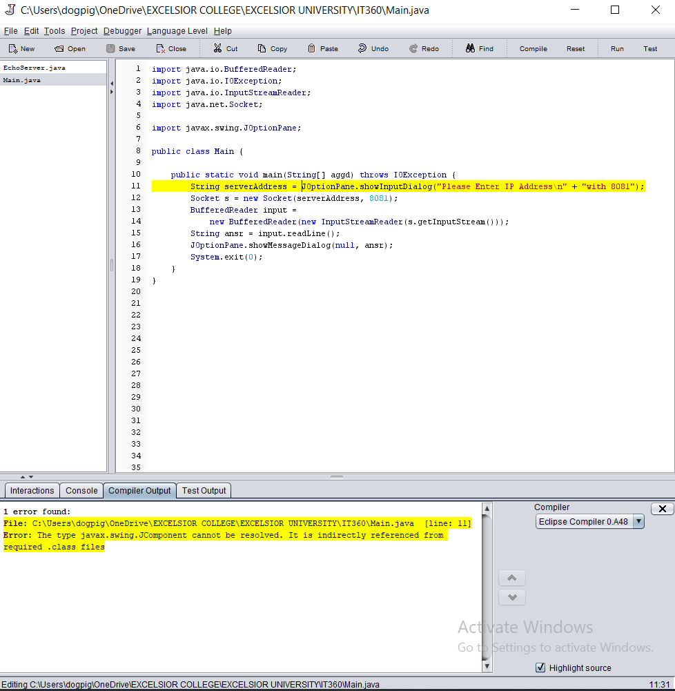 Solved - х J C:\Users\dogpig OneDrive\EXCELSIOR | Chegg.com