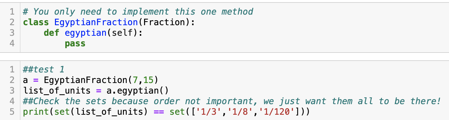 Solved In order for this to work we cannot have a fraction | Chegg.com