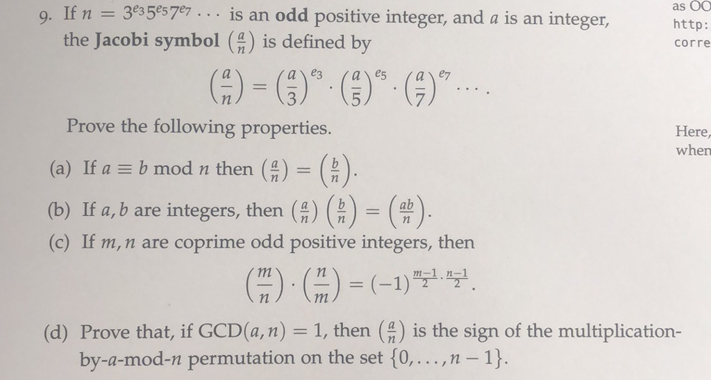 Solved as OO 9. If 335e77. . is an odd positive integer, and | Chegg.com
