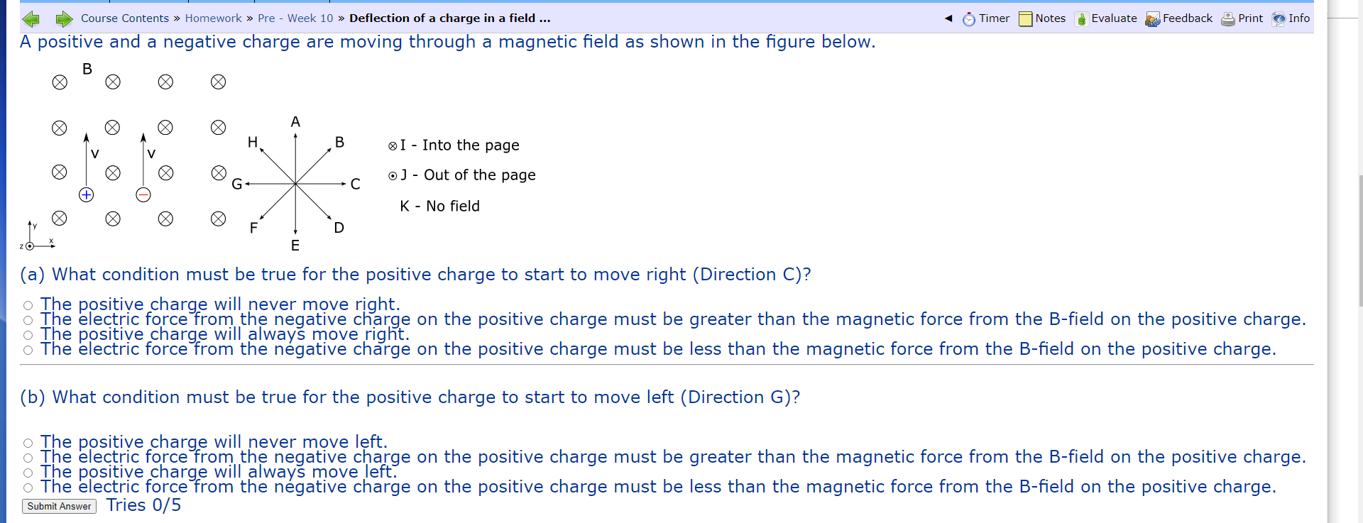 Solved Timer Notes Evaluate Feedback Print Info Course 1119