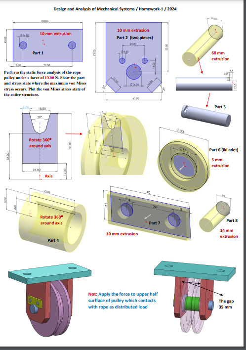 Solved Design and Analysis of Mechanical Systems / | Chegg.com