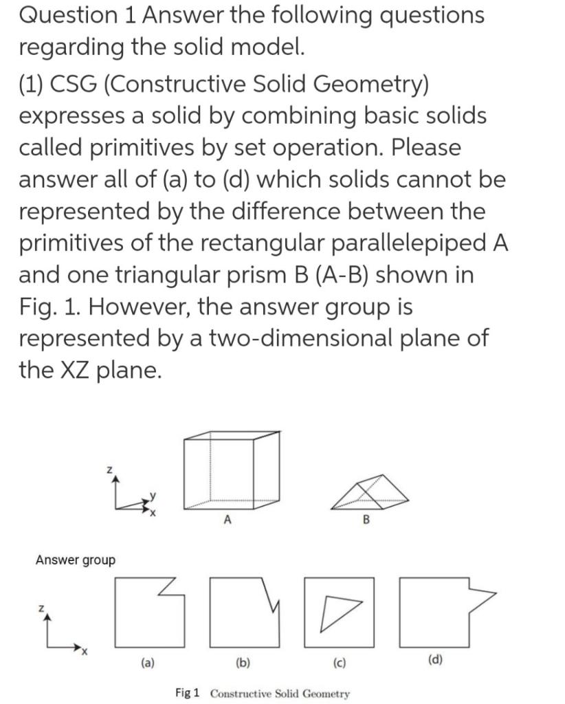 Solved Question 1 Answer the following questions regarding | Chegg.com