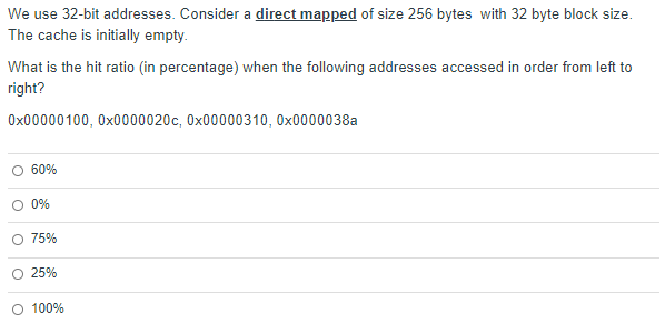 Solved We use 32-bit addresses. Consider a direct mapped of | Chegg.com