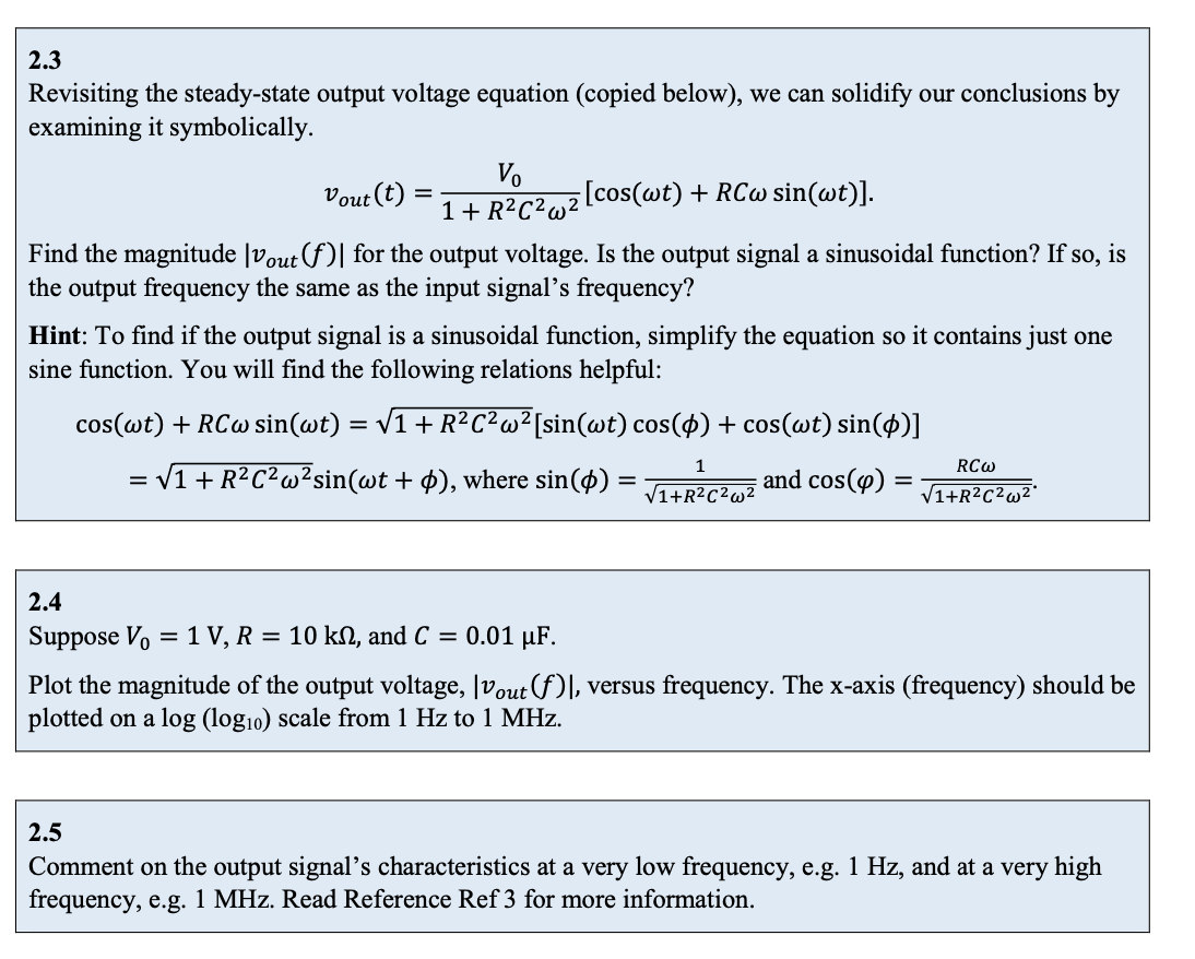 Vin+ input+ R W output + Vin C. HE Vout Vin- input- | Chegg.com