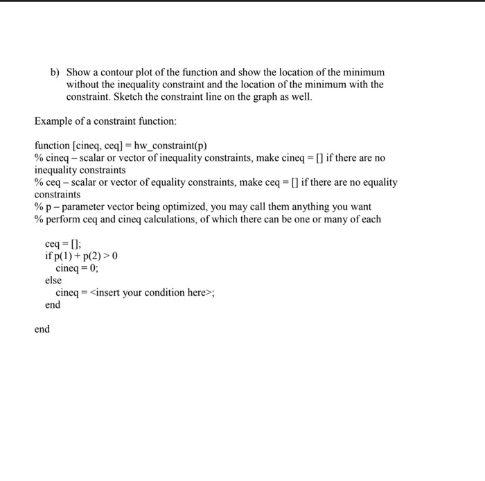 Solved Static Optimization ( matlab) - Just do problem 3 . | Chegg.com