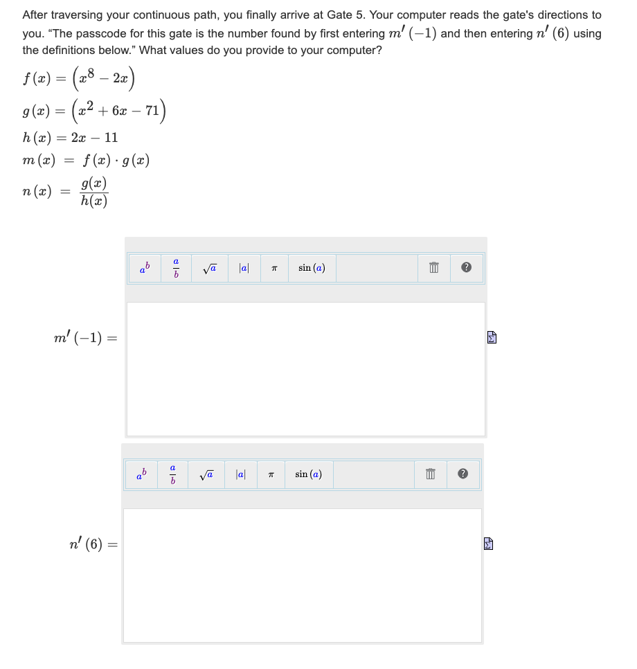 Solved After traversing your continuous path, you finally | Chegg.com