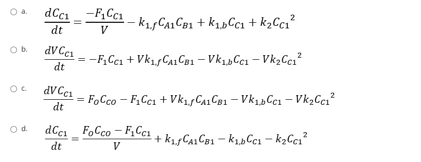 Solved Consider a single perfectly mixed CSTR with inlet | Chegg.com