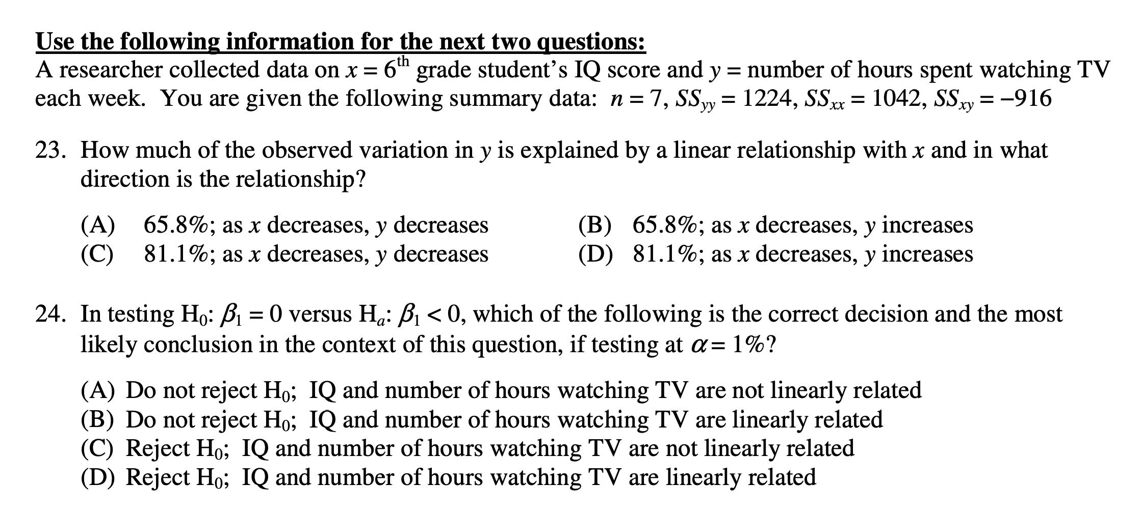 Solved Why should we use multiple regression t-test to | Chegg.com