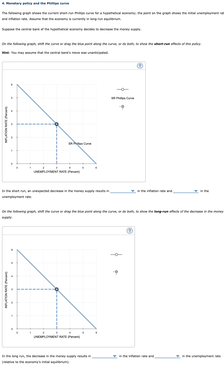 Solved options for fill in the blanks are increase, decrease | Chegg.com