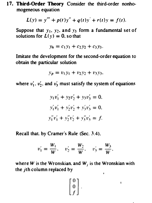 Solved 7. Third-Order Theory Consider the third-order | Chegg.com
