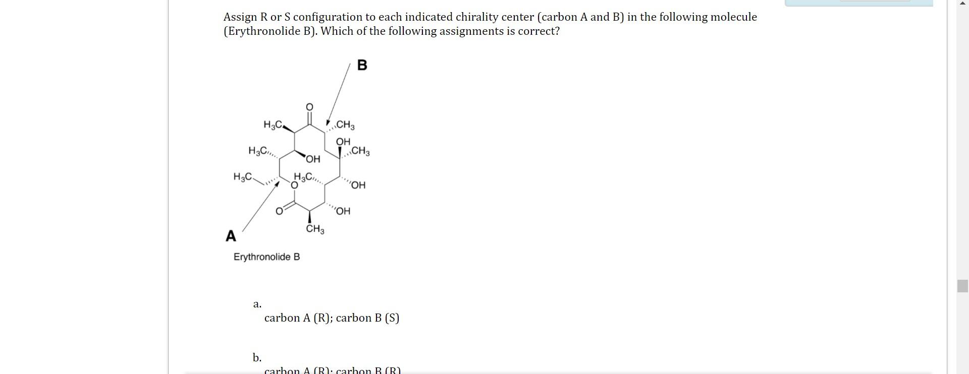 Solved Assign R or S configuration to each indicated | Chegg.com