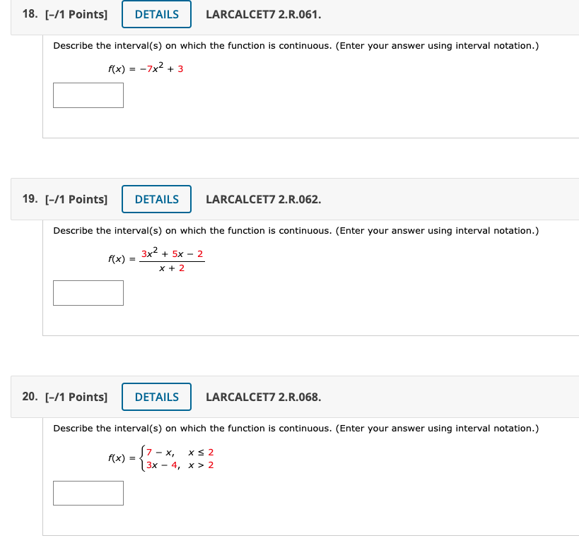 Solved Describe The Interval(s) On Which The Function Is 
