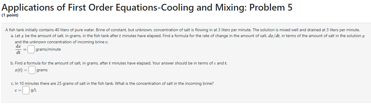 Solved Applications of First Order Equations-Cooling and | Chegg.com