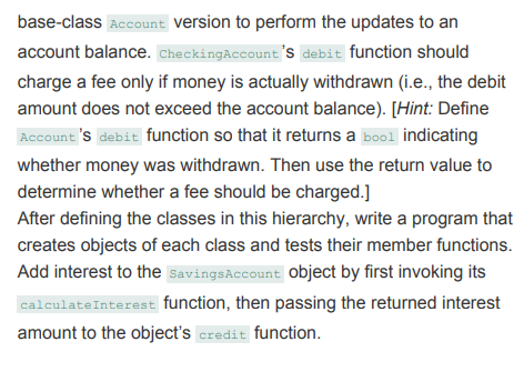 Solved Q4 - 11.10 (C++) Create an inheritance hierarchy | Chegg.com