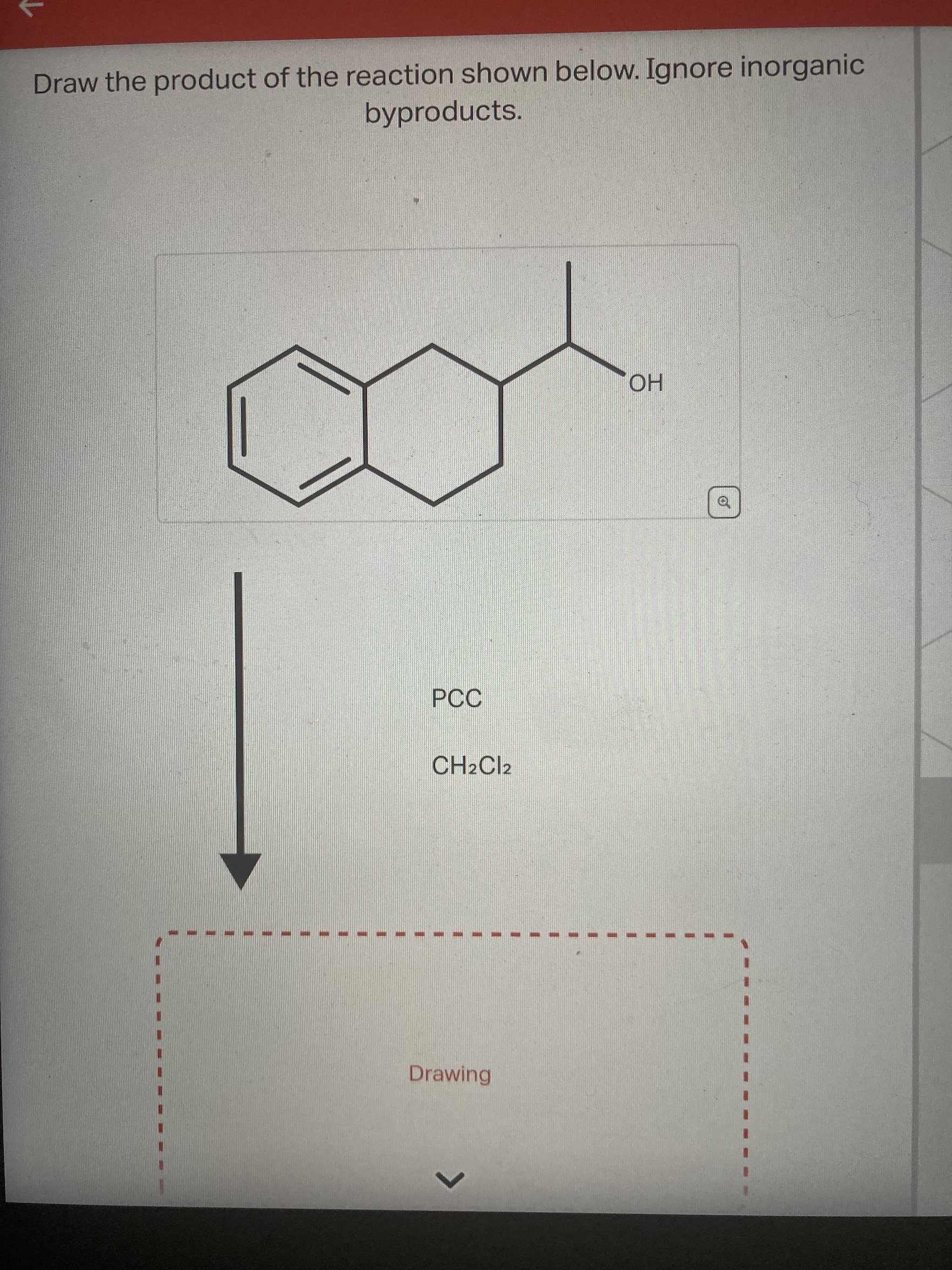 Solved Draw the product of the reaction shown below. Ignore | Chegg.com