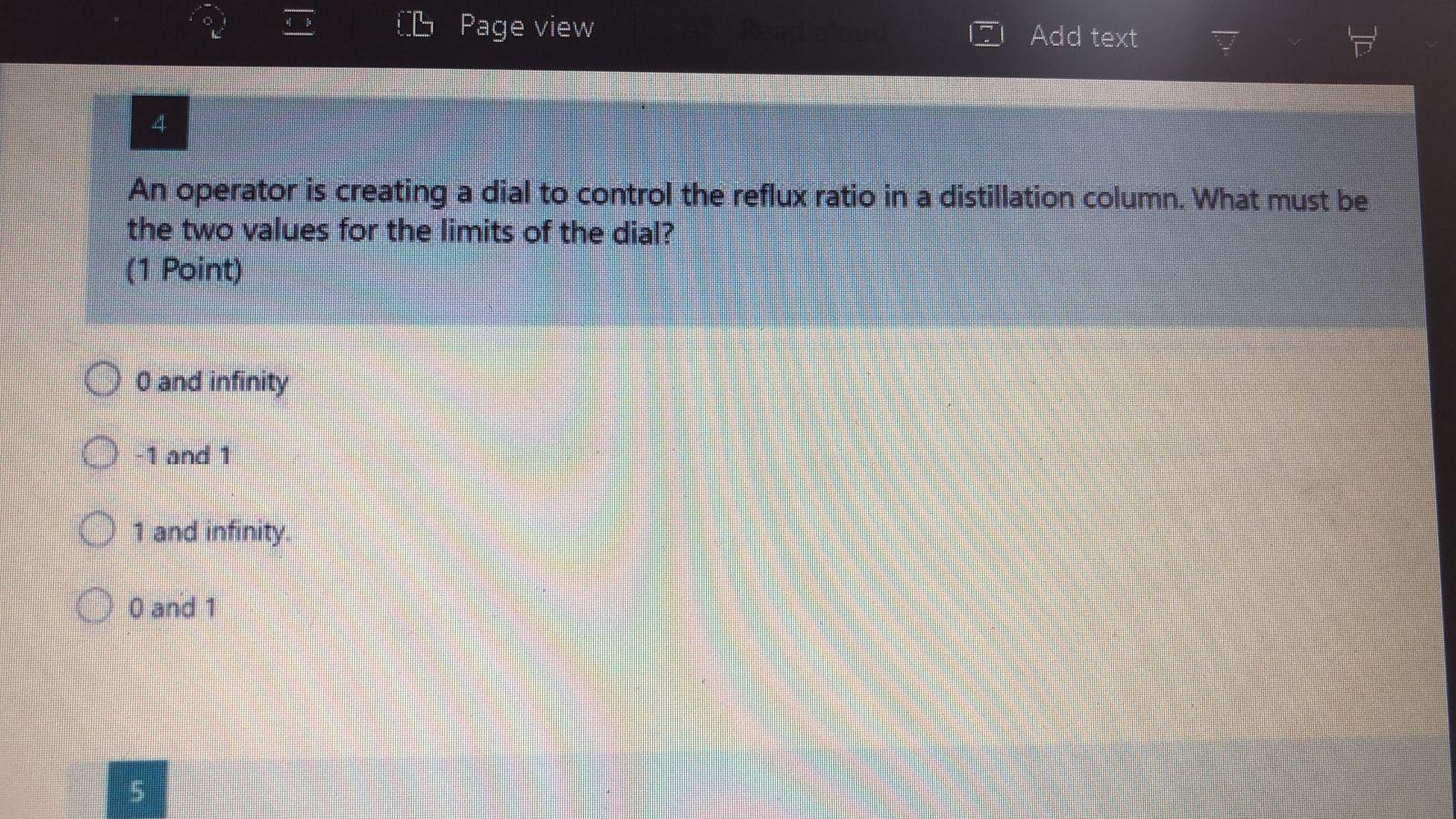 Solved Page view Add text An operator is creating a dial to | Chegg.com