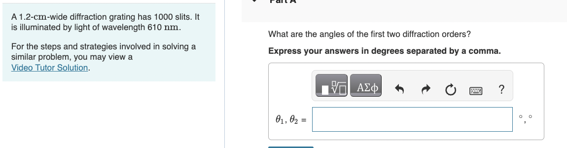 Solved A 1.2-cm-wide diffraction grating has 1000 slits. It | Chegg.com