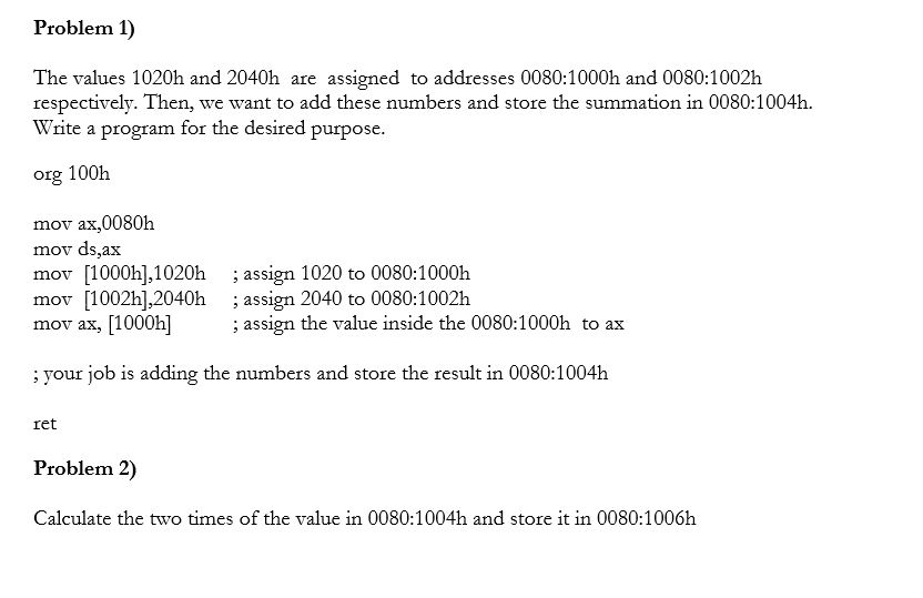 Solved lesson: Logic circuits and Microprocessors Please use | Chegg.com