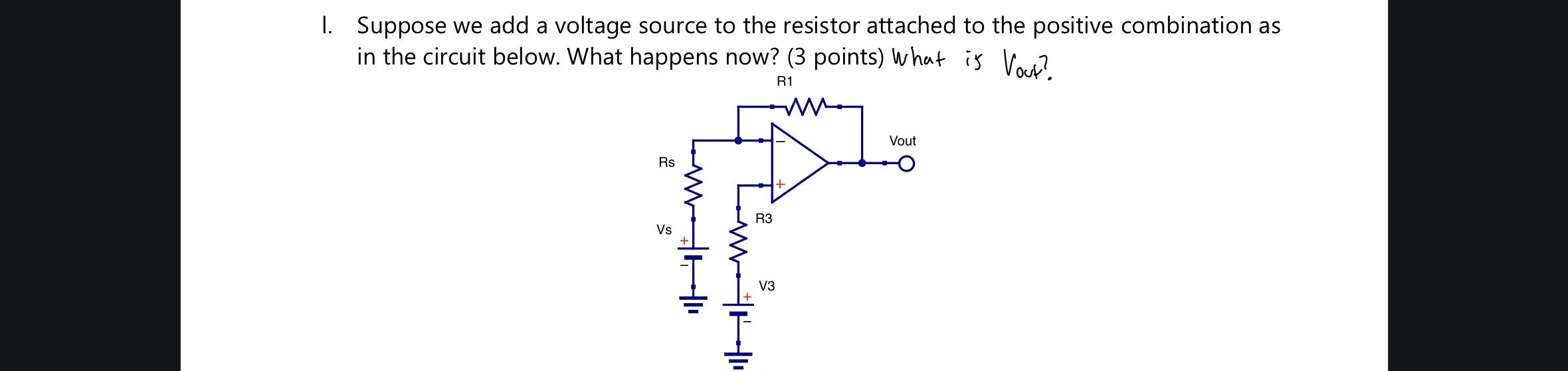 Solved 1. Suppose we add a voltage source to the resistor | Chegg.com