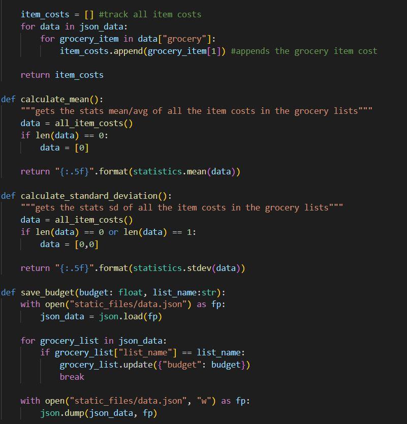 Solved import json import statistics def to_dict(list_name, | Chegg.com