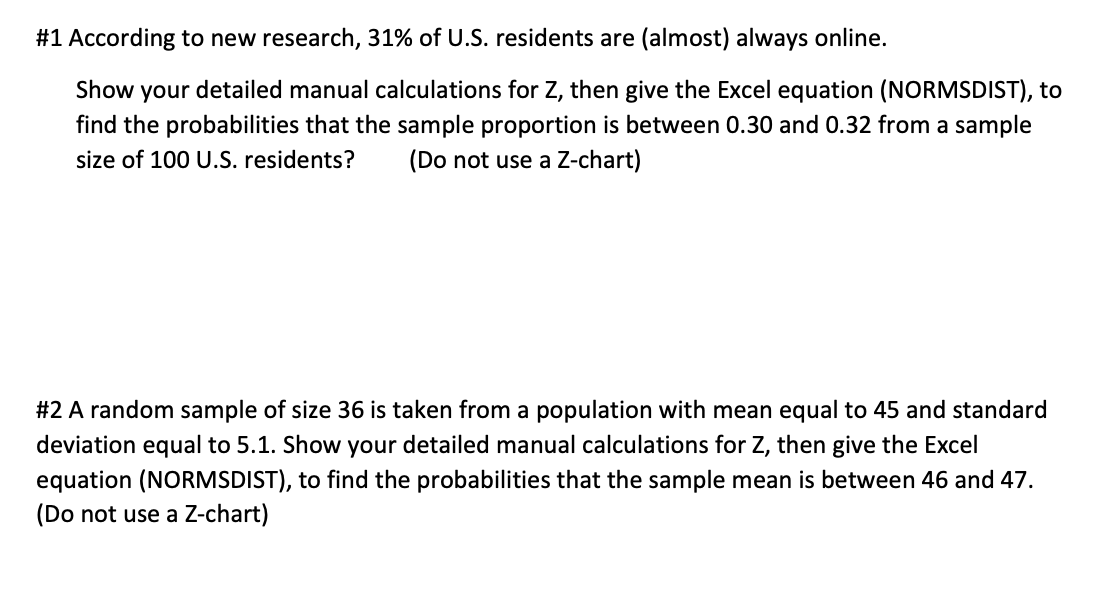 Solved \#1 According to new research, 31% of U.S. residents | Chegg.com