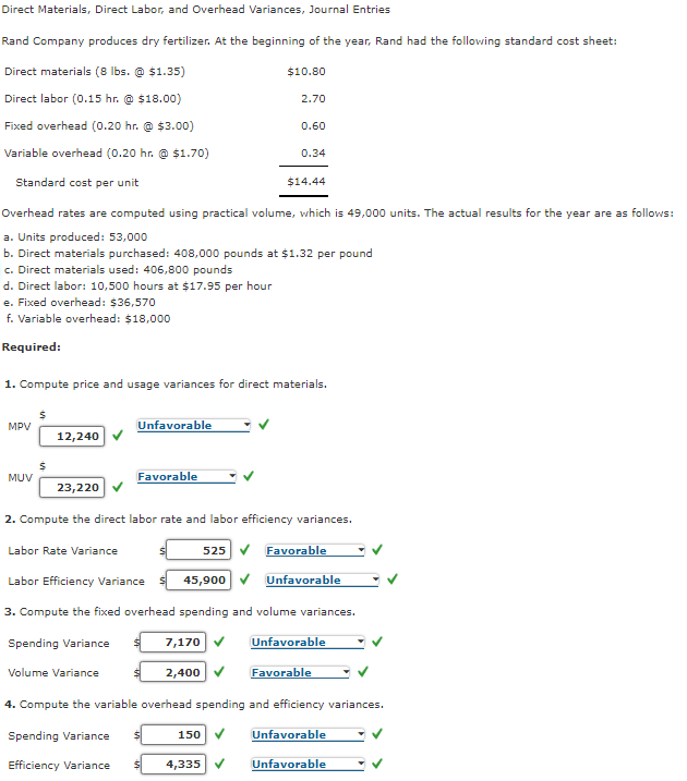 Solved Direct Materials, Direct Labor, and Overhead | Chegg.com
