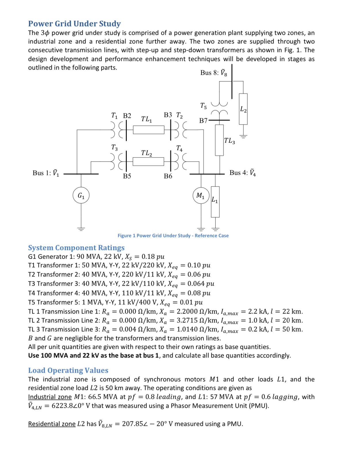 Solved solve the per unit circuit ( ﻿show the base | Chegg.com