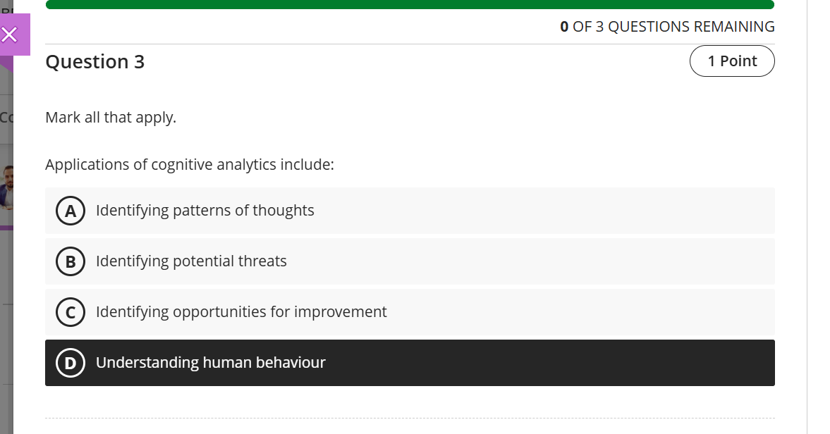 Solved Question 3Mark all that apply.Applications of | Chegg.com