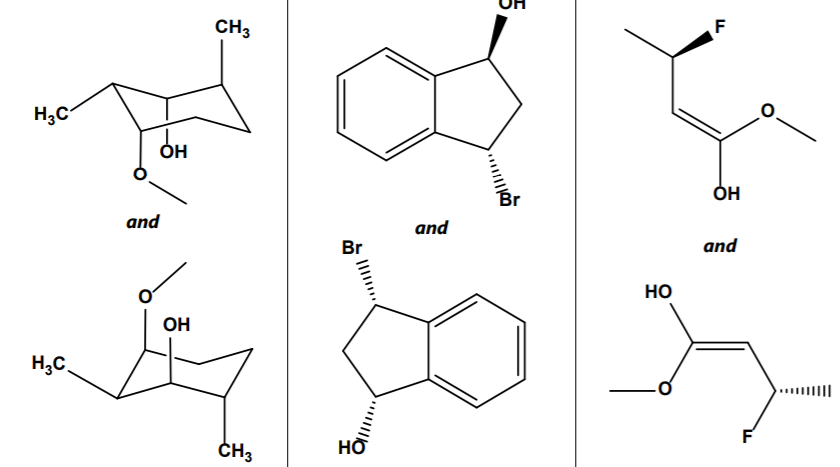 Solved Describe each pair of molecule as: Identical | Chegg.com
