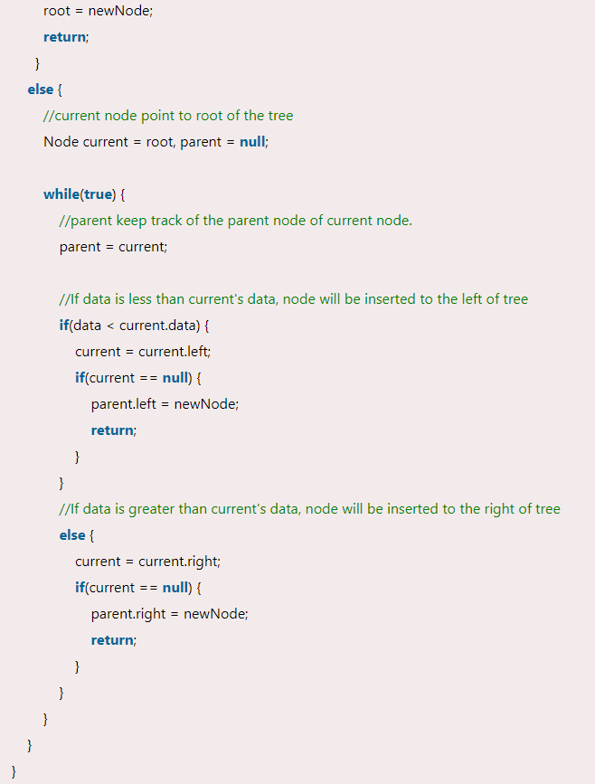 Solved Use the code attatched to implement the tree class | Chegg.com