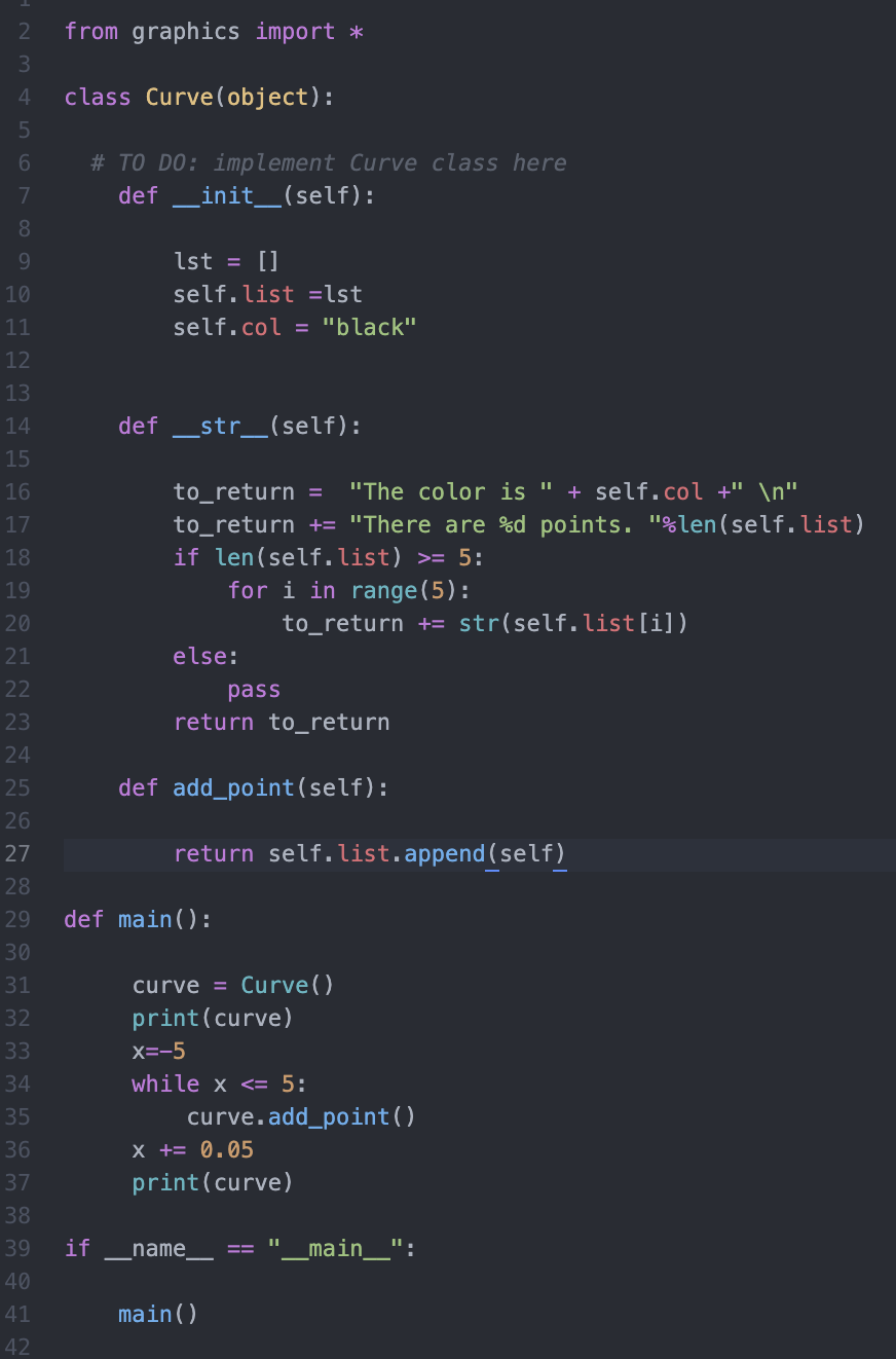 Solved Defining a method in class: For this problem, I have | Chegg.com
