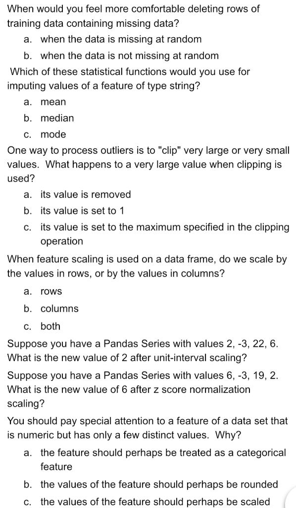 Solved When would you feel more comfortable deleting rows of | Chegg.com
